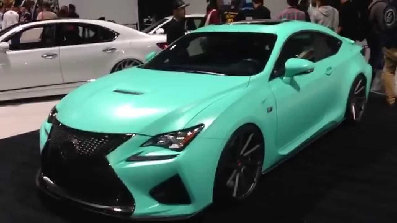 Front end green Lexus RCF SEMA - YouTube