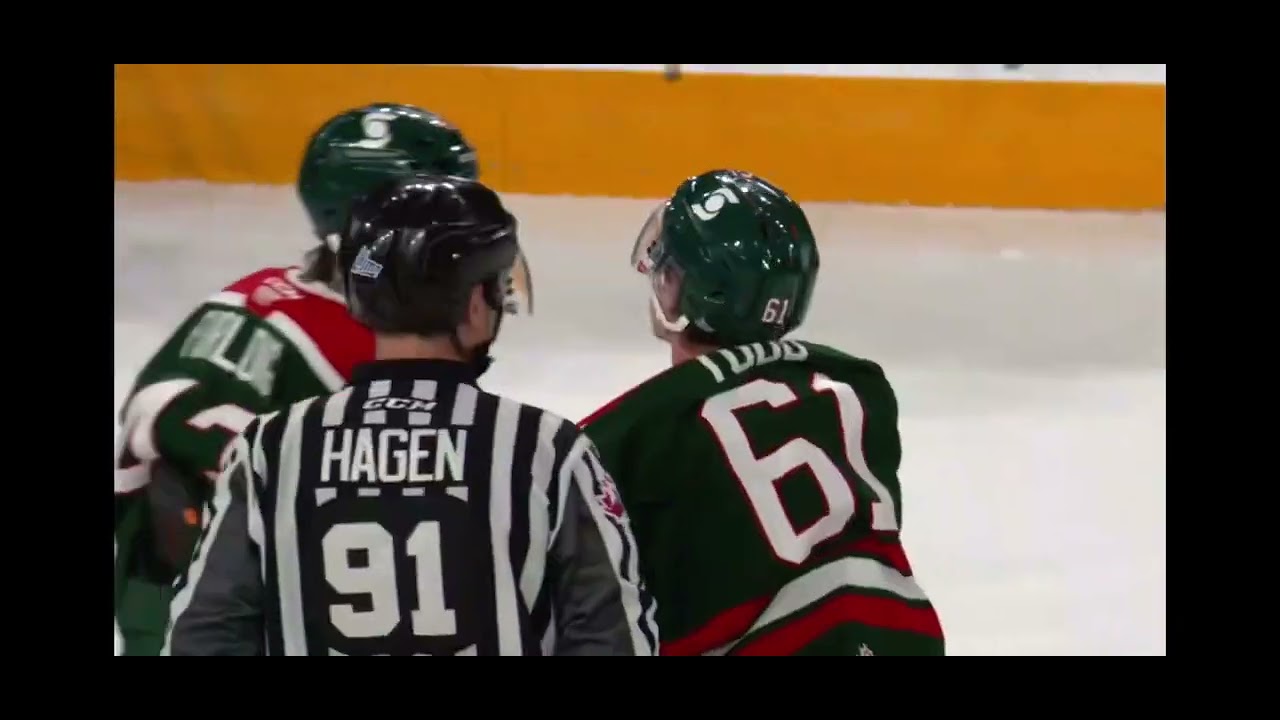 Riley Pitt vs Jake Todd | Hockey Fight QMJHL | October 23, 2022 | - YouTube