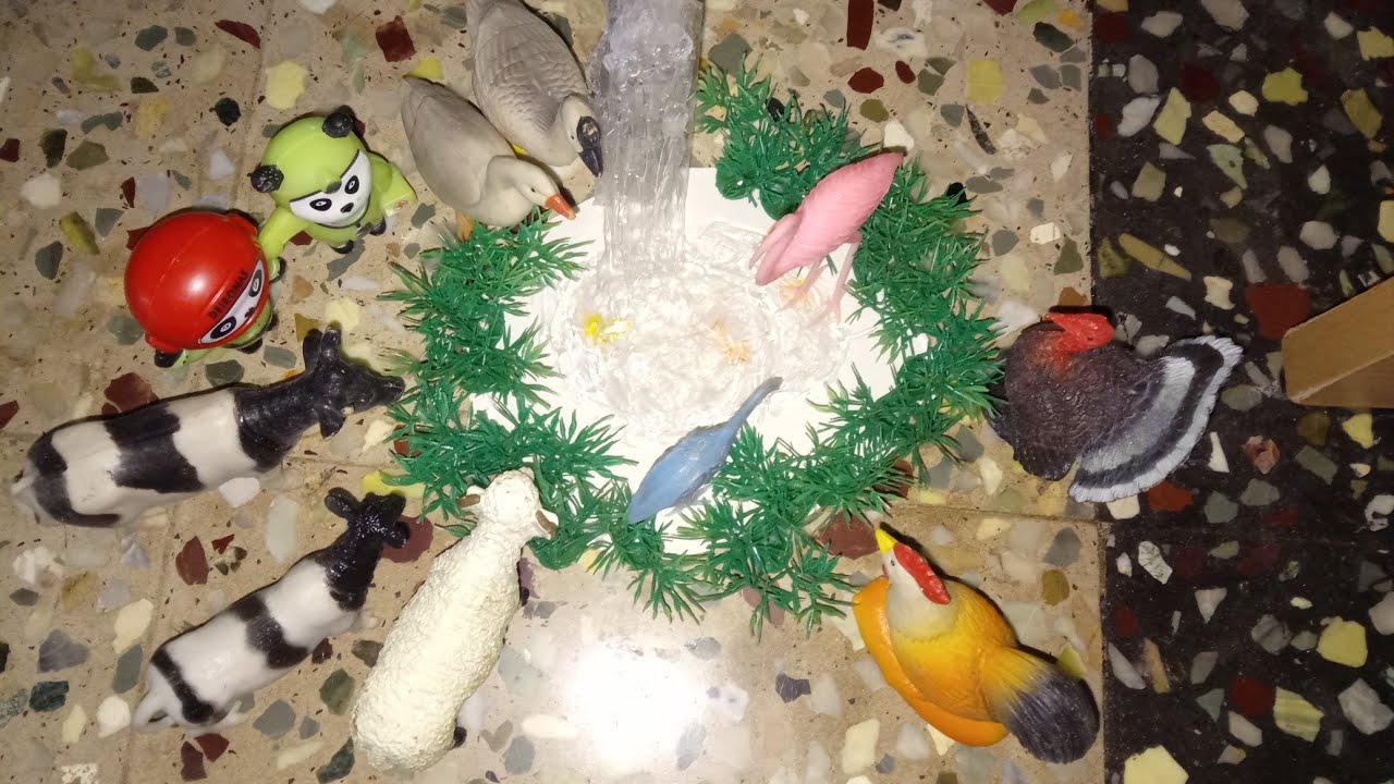 farm animals playset toys😜#tushee craftee👑 # fun tym 🌈 - YouTube