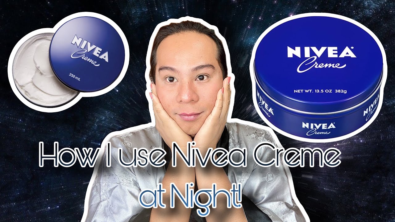 How I use Nivea Creme at Night! - YouTube