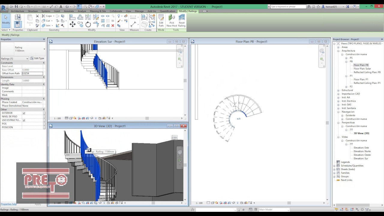 escaleras-revit - YouTube