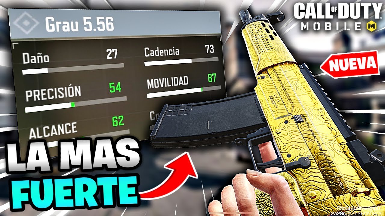 GRAU 5.56 l LA MEJOR ARMA DE TODO COD MOBILE / LA MEJOR CLASE DE LA ...