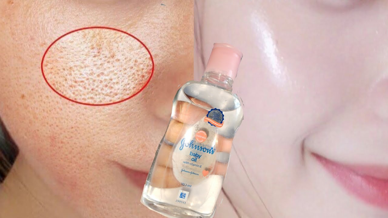 Apply Johnson's Baby oil on your skin and see the Magic | Glass face ...