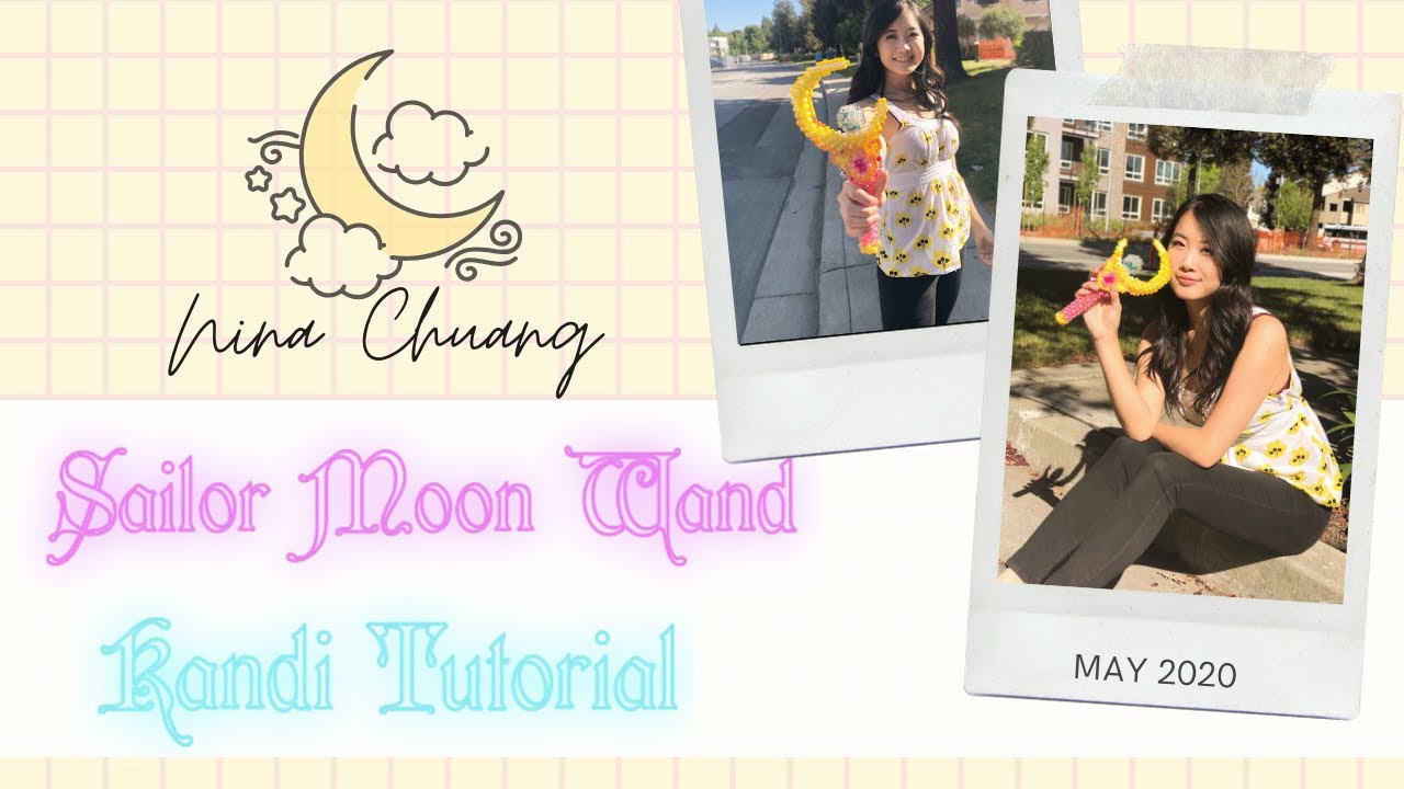 sailor moon wand kandi tutorial - YouTube
