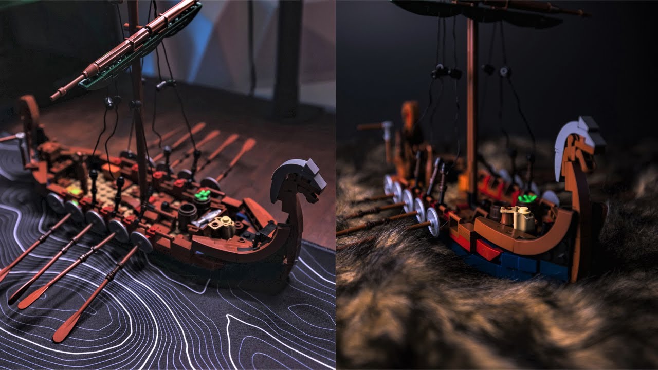 Drakkar Longship Model Building Kit - Epic Loot Shop - YouTube