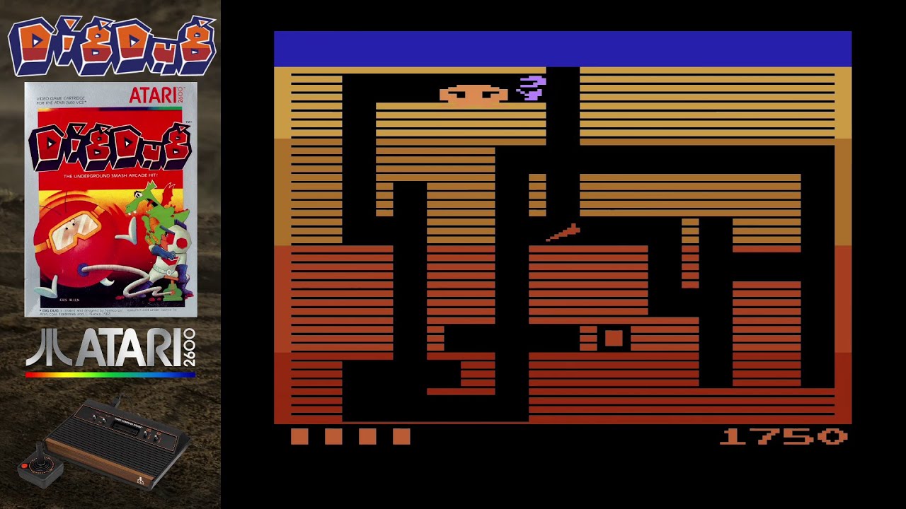 Dig Dug (Atari 2600) - YouTube