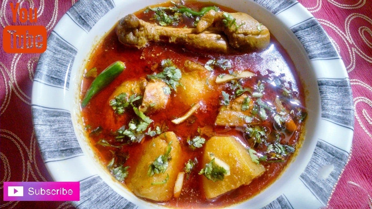 How To Make Alu Chicken Ka Salan | Chicken Aloo Recipe Easy,Quick And ...