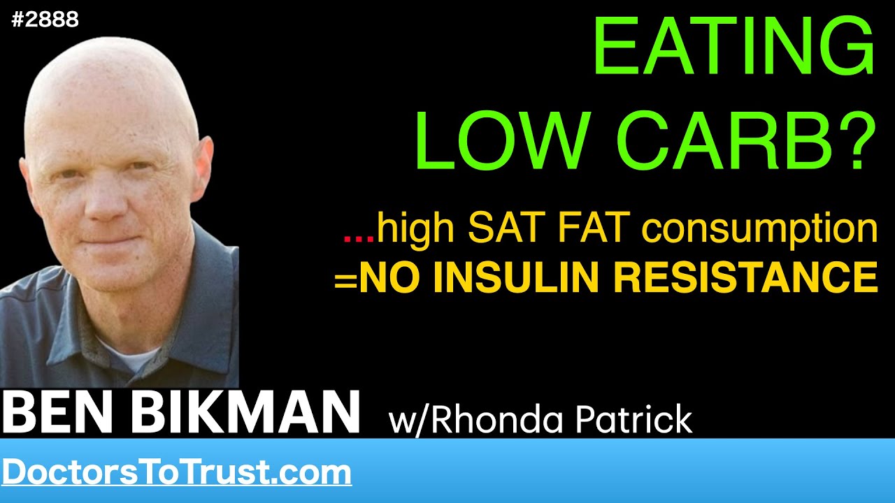 BEN BIKMAN r4 | EATING LOW CARB? …high SAT FAT consumption =NO INSULIN ...