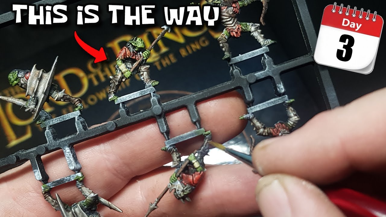 PAINTING Miniatures Still on the SPRUE is a GAME CHANGER! - YouTube