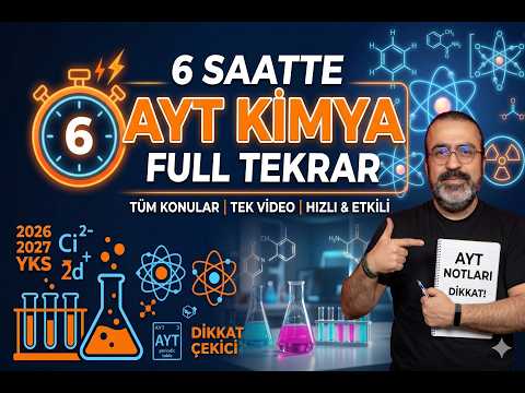 AYT Kimya Full Tekrar | MEB Kitapları İle 💪🏻