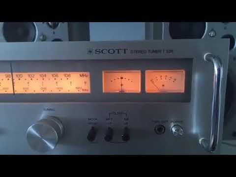 Scott tuner T 526 + amplifier A 437 - YouTube