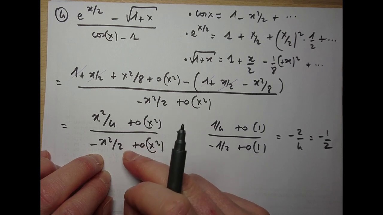 Lever les formes indéterminées à l'aide des développements limités, 4 ...