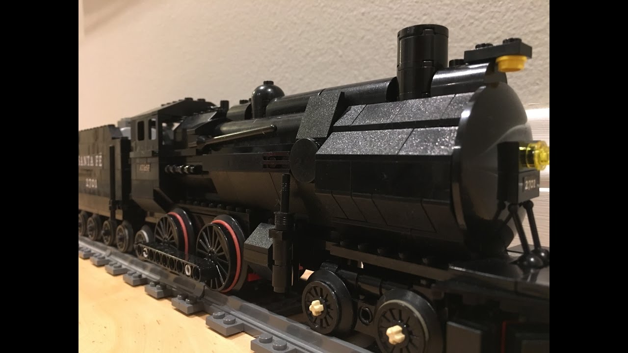 Lego Santa Fe Steam Train! - YouTube