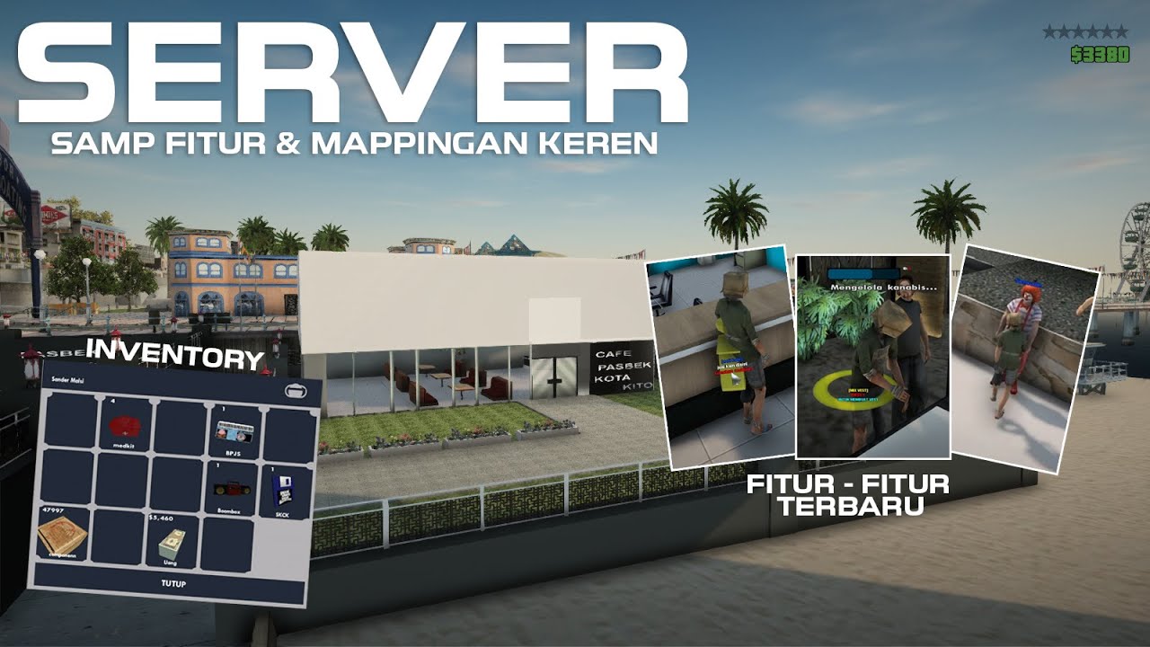 SERVER GTA SAMP FITUR BARU DAN MIRIP FIVEM !! GTA SAMP ANDROID PC - YouTube