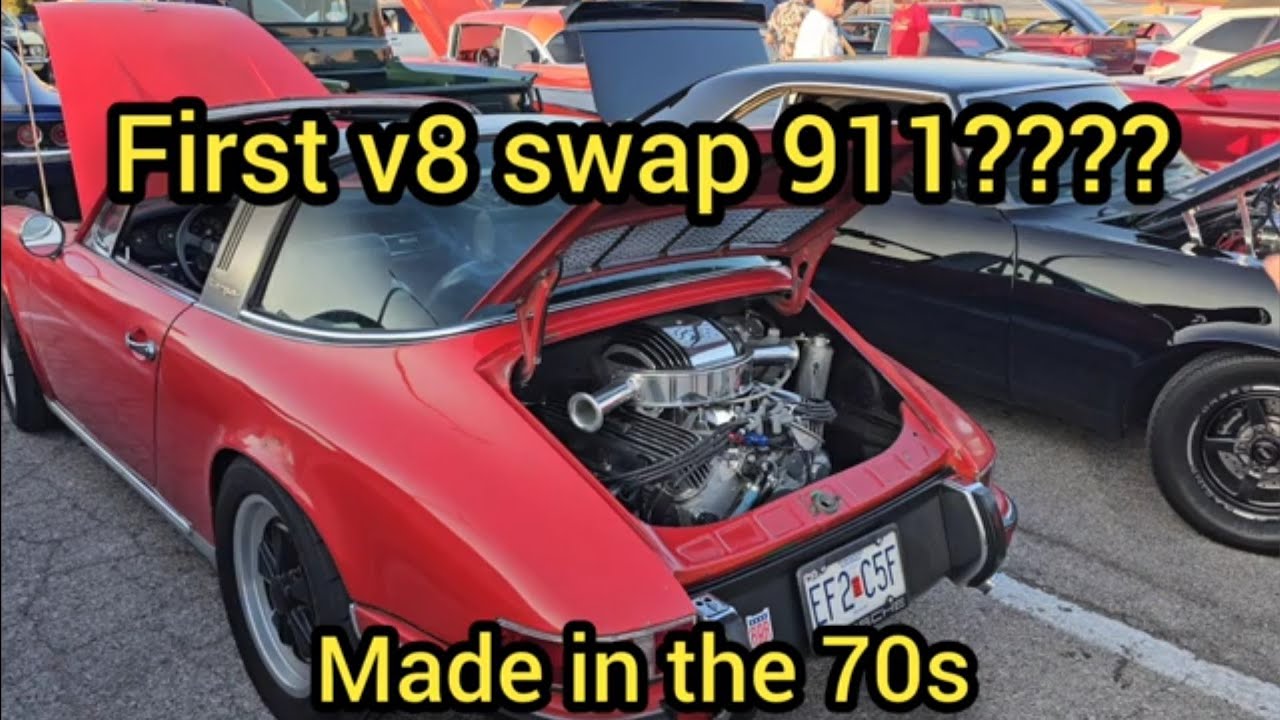 first v8 swapped porsche 911??? (possibly) - YouTube