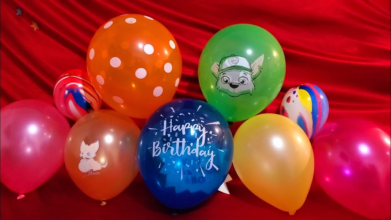FUN BIRTHDAY BALLOONS POP PART 315!!! - YouTube