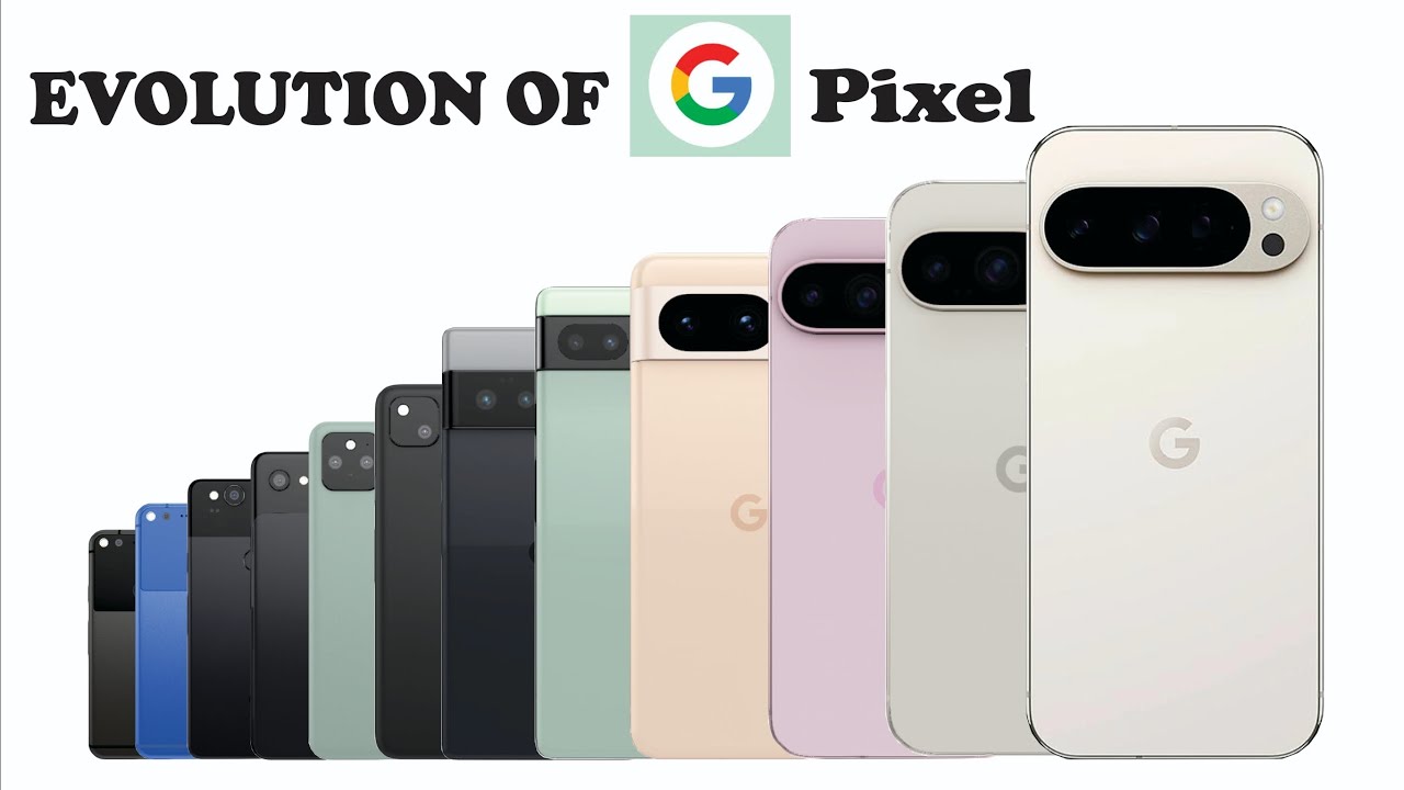 Evolution of Google Pixel - YouTube