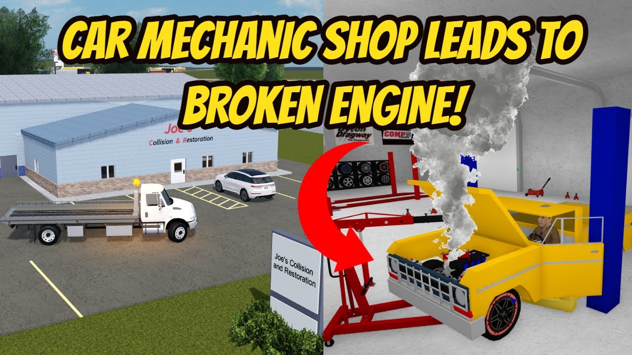 Greenville, Wisc Roblox l Mechanic Car Repair Shop Roleplay - YouTube