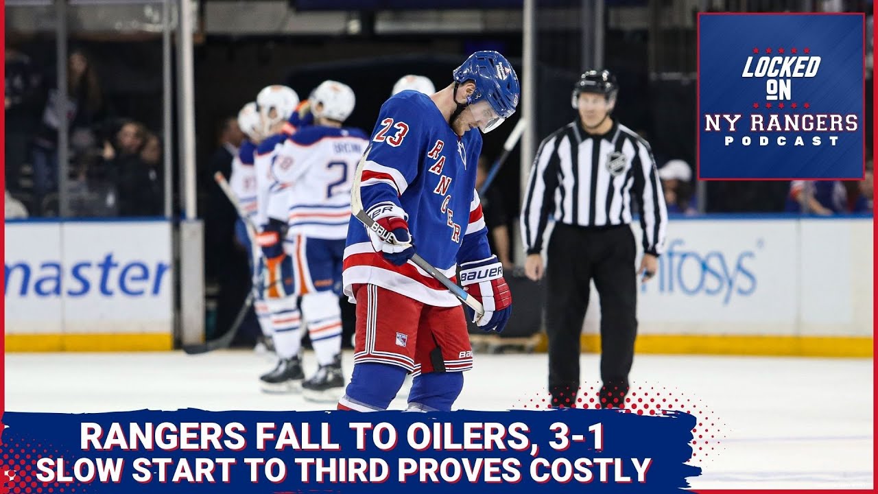 Rangers STUMBLE at start of third period, suffer a tough 3-1 loss to ...