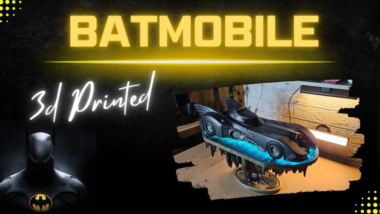 Timelapse of a 3D Printed Batmobile Build! 🔥 - YouTube