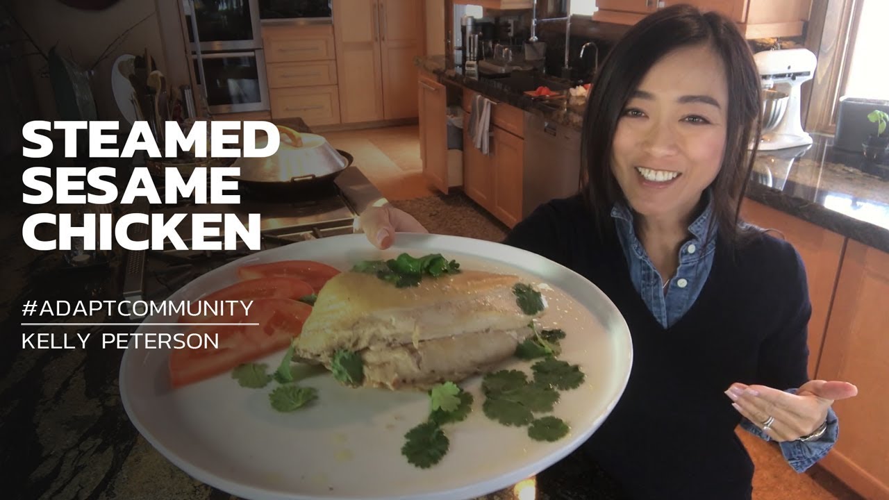 Steamed Sesame Chicken — Kelly Peterson - YouTube