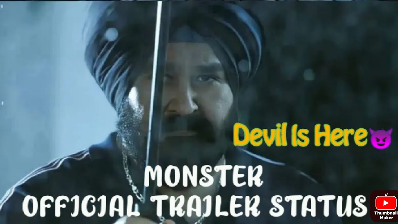 MONSTER OFFICIAL TRAILER || MOHANLAL || AASIRVAD CINEMAS || VYSAKH || HONEY ROSE || LAKSMIMANCHU ...