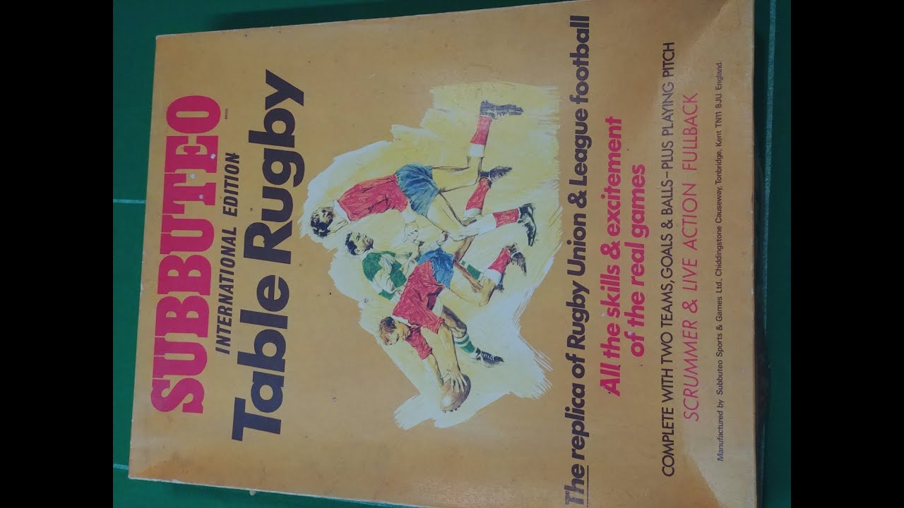 Subbuteo Rugby Highlights: Ireland v. Australia - YouTube