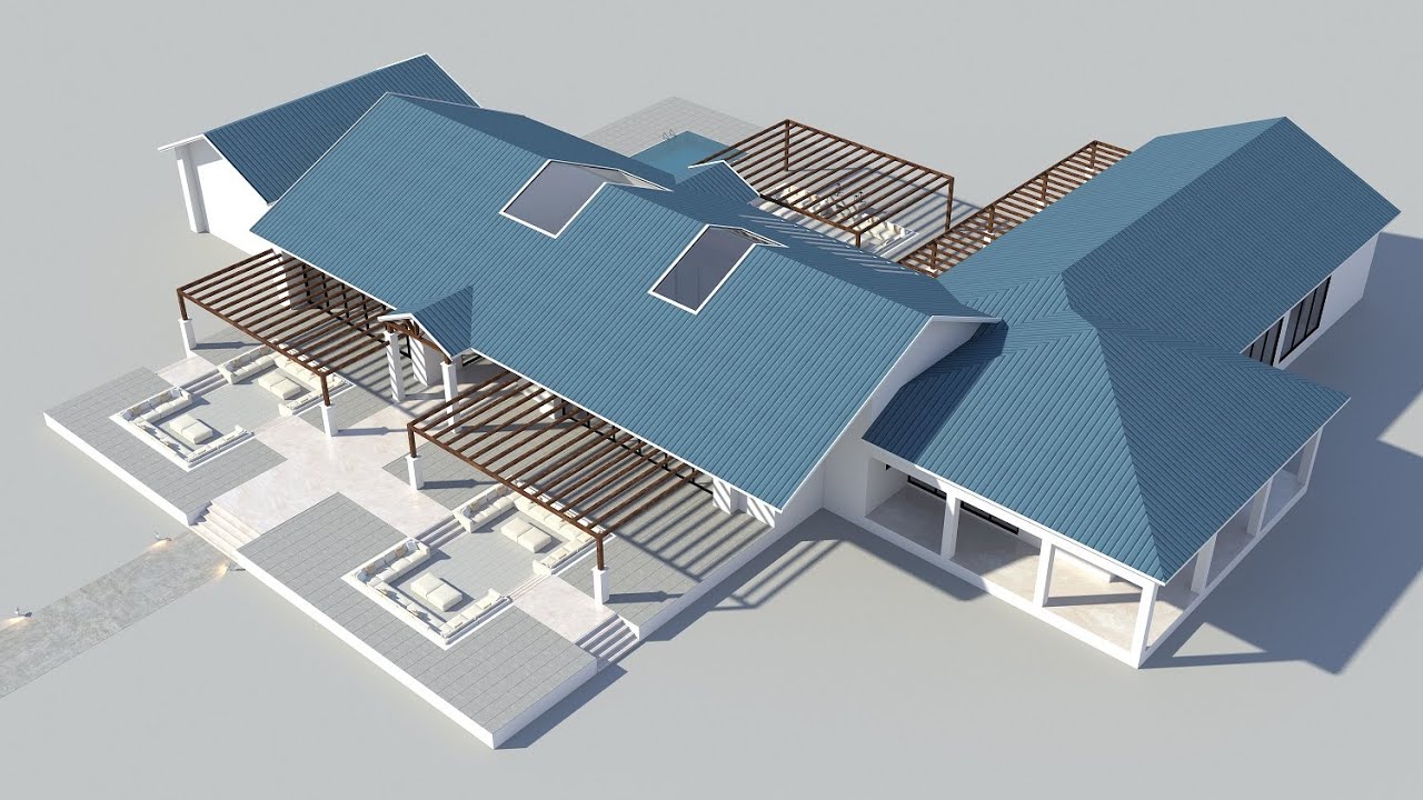 FARMHOUSE ANIMATION 01 - YouTube