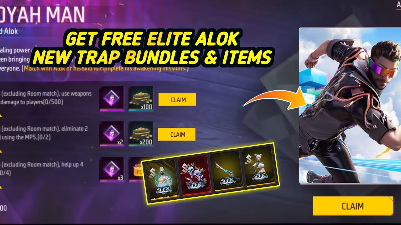 🥵 GET FREE ELITE ALOK FAST 🔥 CLAIM OLD FREE FIRE MUSIC NOW 🔥 NEW TRAP ...