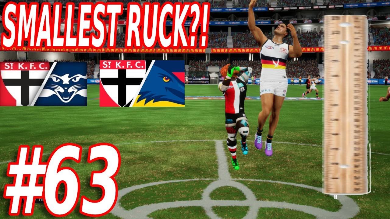 SMALLEST RUCK EVER?! AFL Evolution 2 Pro Career Mode #63 - YouTube
