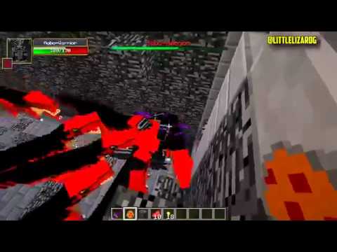 ROBO WARRIOR VS ALLOSAURUS ! Minecraft Mod Mob Battle ORESPAWN MOD ...