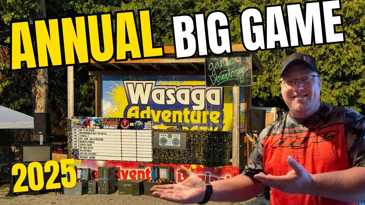 Wasaga Beach Paintball Big Game 2025 - The Biggest Battle! - YouTube