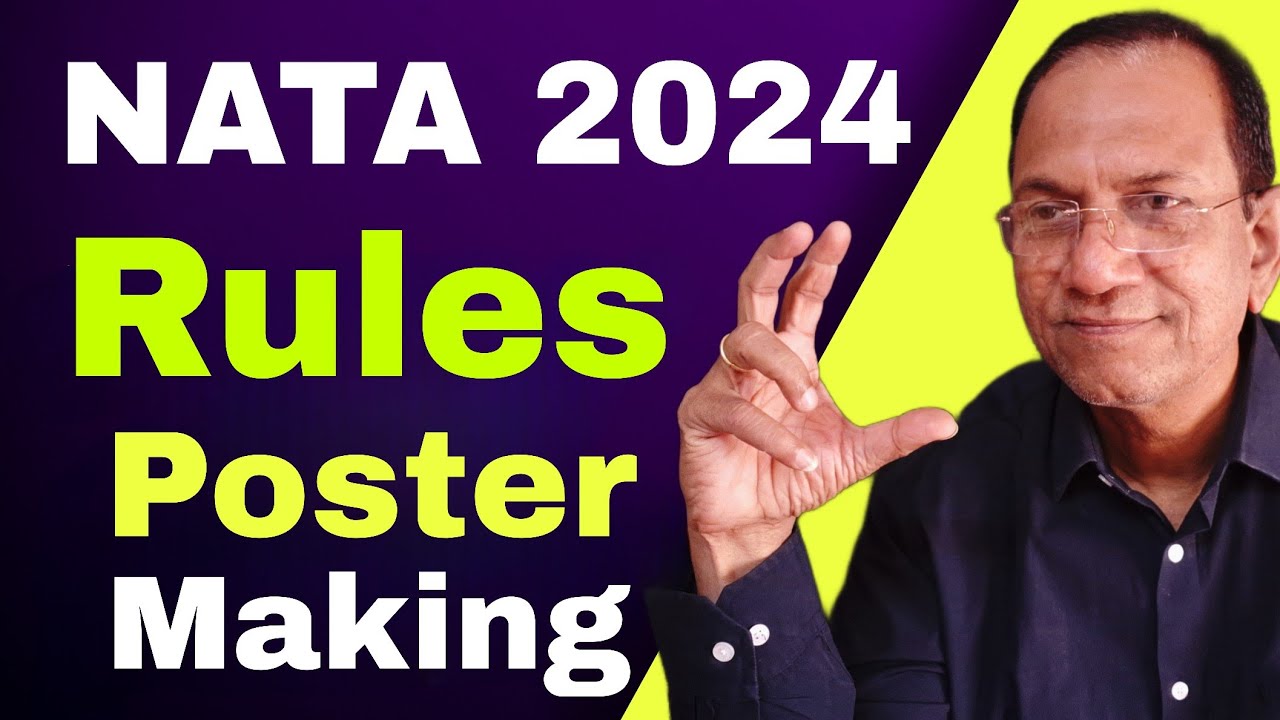 Rules of Poster Making "NATA 2024" By Avinash Sir - YouTube