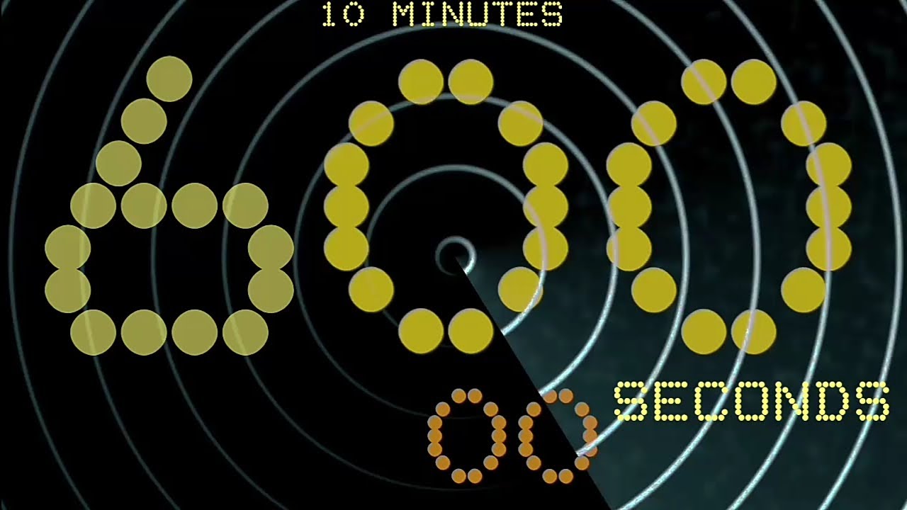 600 Seconds Countdown (10 Minutes) Radar 600 Seconds Countdown Remix ...