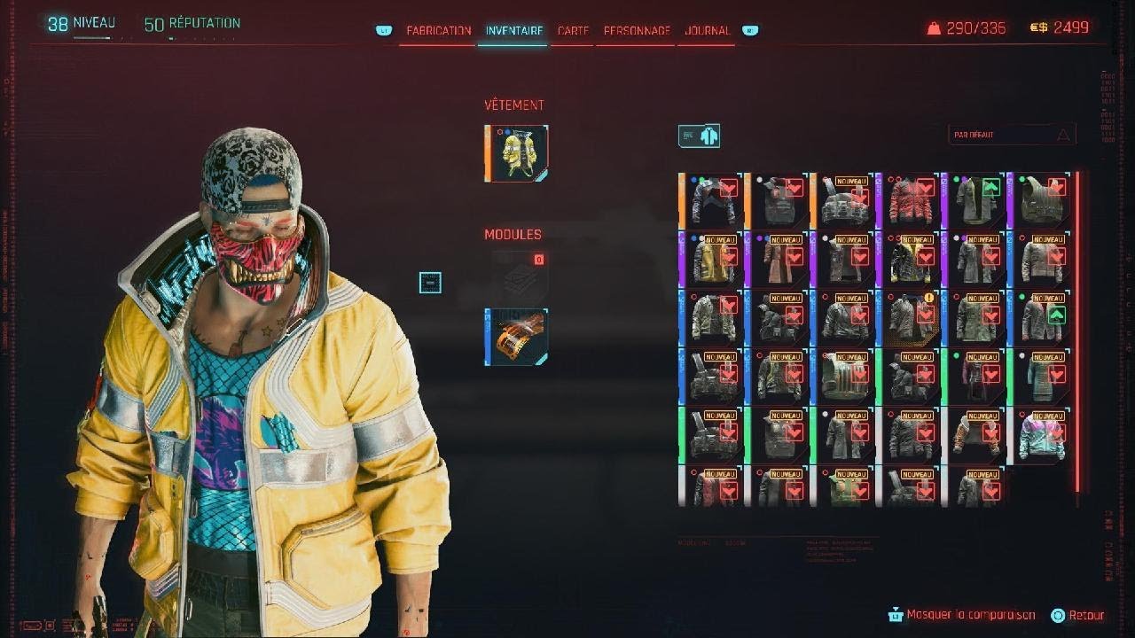 Cyberpunk 2077 - VESTE DE DAVID MARTINEZ - YouTube