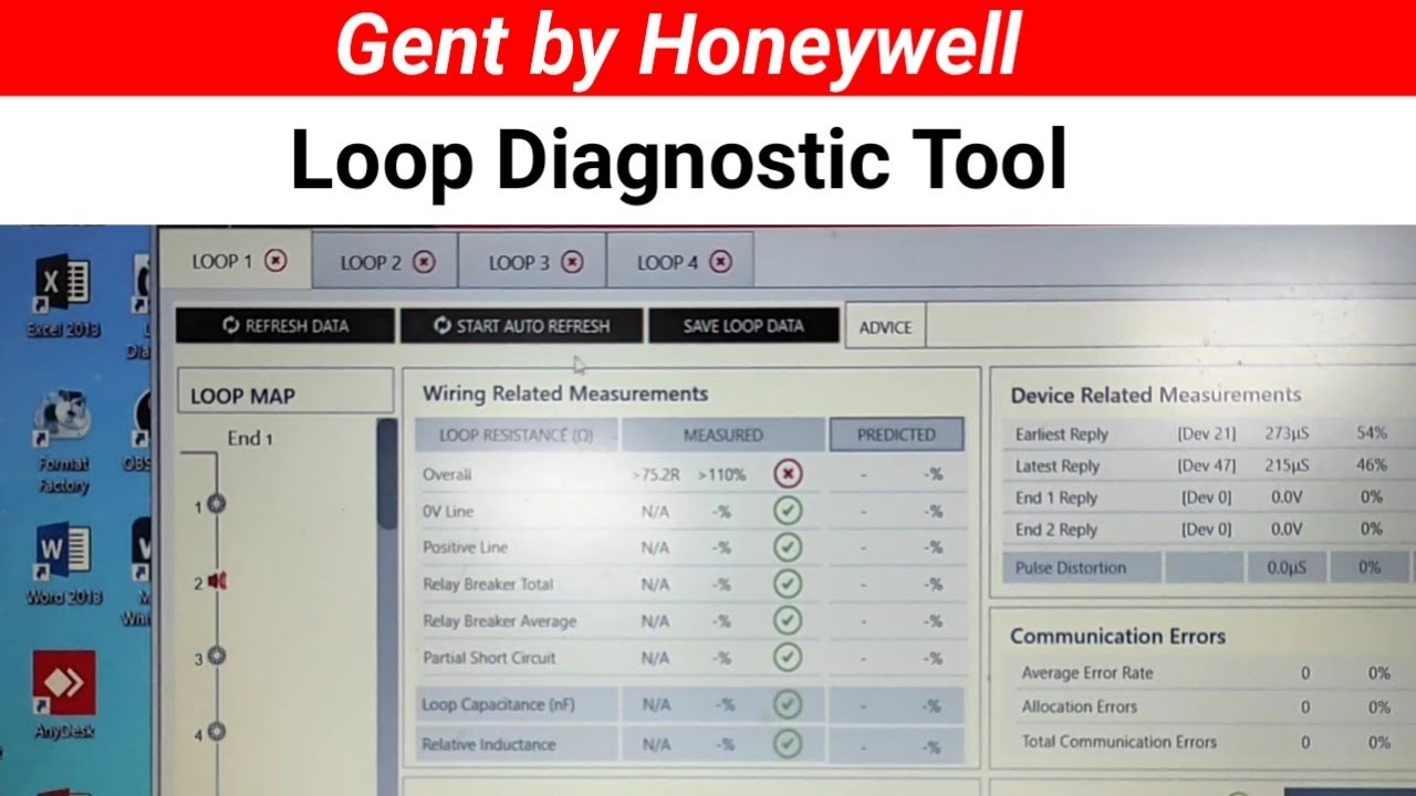 Gent Loop diagnostic tool | Gent by Honeywell Loop diagnostic tool ...
