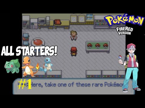 Choosing My First Pokemon Who Will It Be? Episode 1,#pokemonfirered # ...
