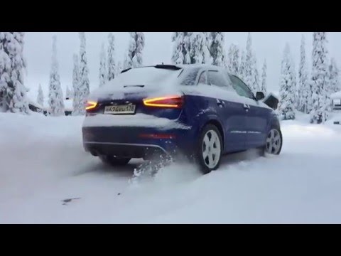 Epic Audi RS Q3 Winter snow Drift - AWD POWER!