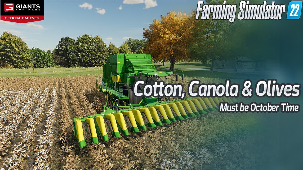 68. Cotton, Canola and Olives | East Vineland NJ | Farming Simulator 22 ...