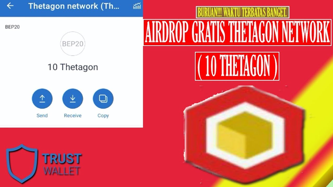 Cara mendapatkan airdrop instant di trust wallet Thetagon Network 10 ...