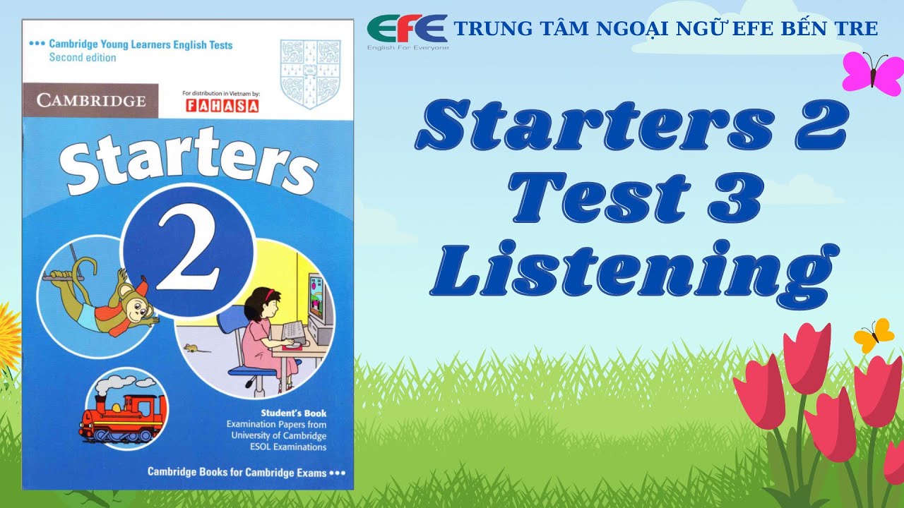STARTERS 2 TEST 3 l LISTENING - YouTube