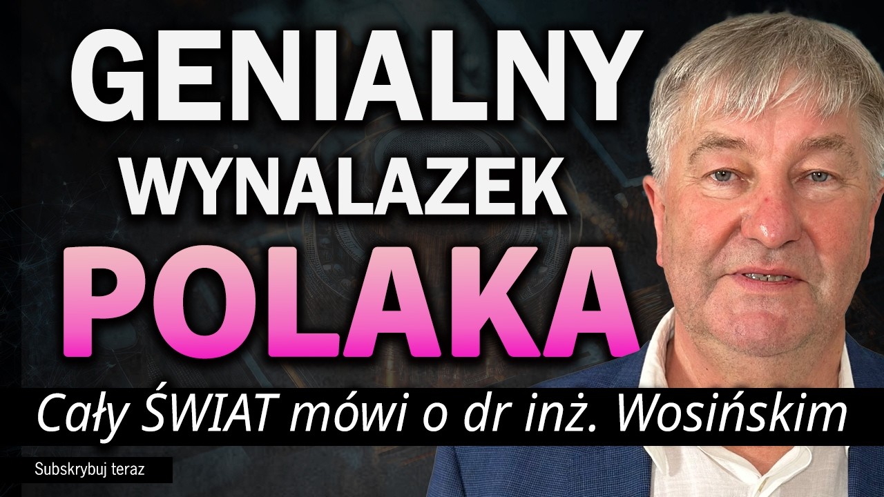 TYLKO U NAS! Wynalazek na SKALĘ ŚWIATA! PRZEŁOMOWE ODKRYCIE POLAKA - Dr ...