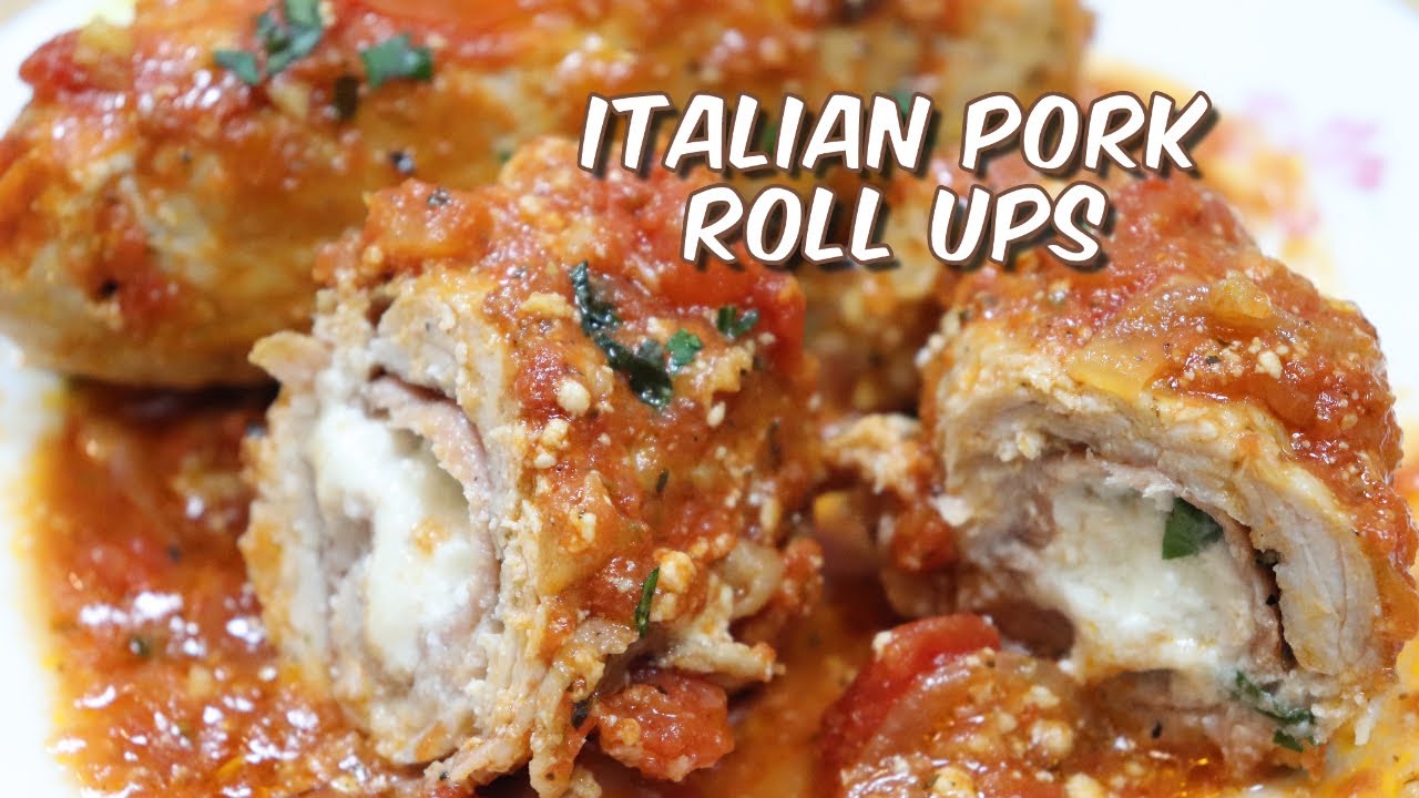 Italian Pork Roll Ups | How To Make Pork Roll Ups | MOLCS Easy Recipes ...