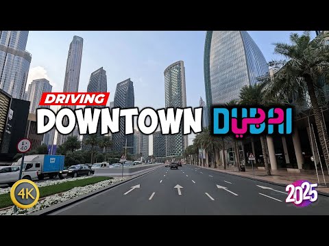Downtown Dubai 🇦🇪 Driving Tour 4K (Jan 2025)