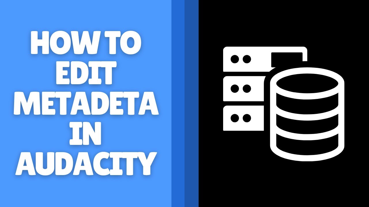 How to Edit Metadata in Audacity – Add Tags to Your Audio Files - YouTube