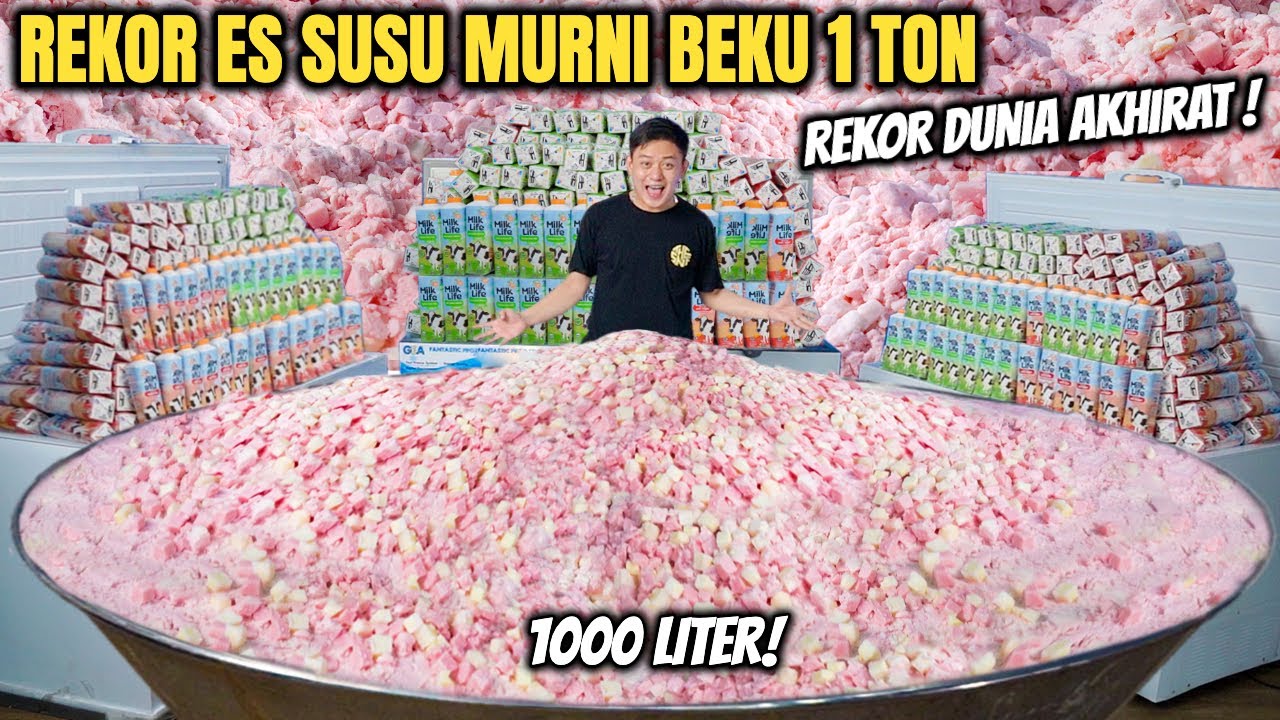 BUATIN WARGA ES BATU SUSU PULUHAN JUTA! RAKYAT INDONESIA BANGGA MELIHAT ...