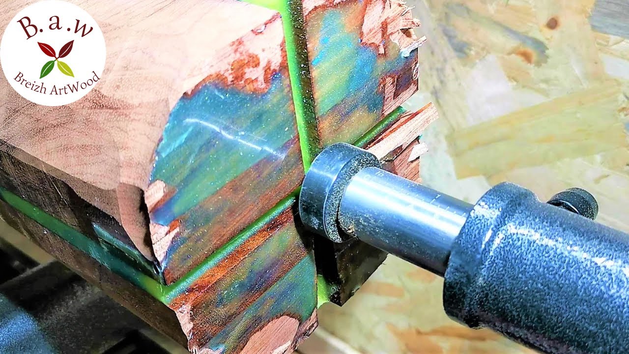 Woodturning : A Simple Project for a Beautiful Result 👍👍 - YouTube