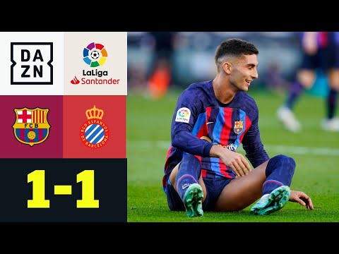 Lahoz im Mittelpunkt - Barcelona-Derby endet Unentschieden: Barcelona - Espanyol 1:1 | LaLiga | DAZN