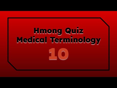 Hmong Quiz Medical Terminology 10 | Practice Reading and Writing Hmong ...