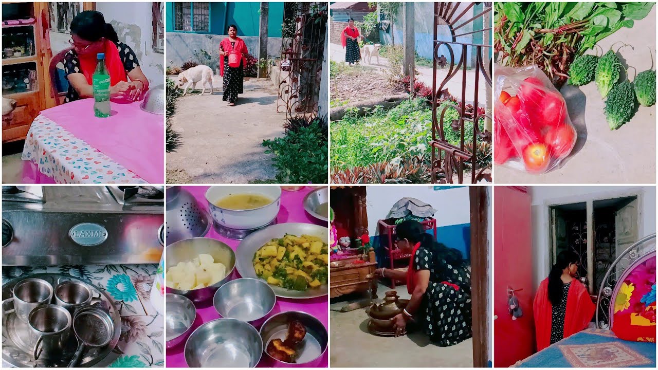 শরীর খারাপ নিয়ে ও সংসারের সব কাজ করে যাচ্ছি||কারণ মহিলাদের শরীর খারাপ বলতে নেই||SUNITAR ...